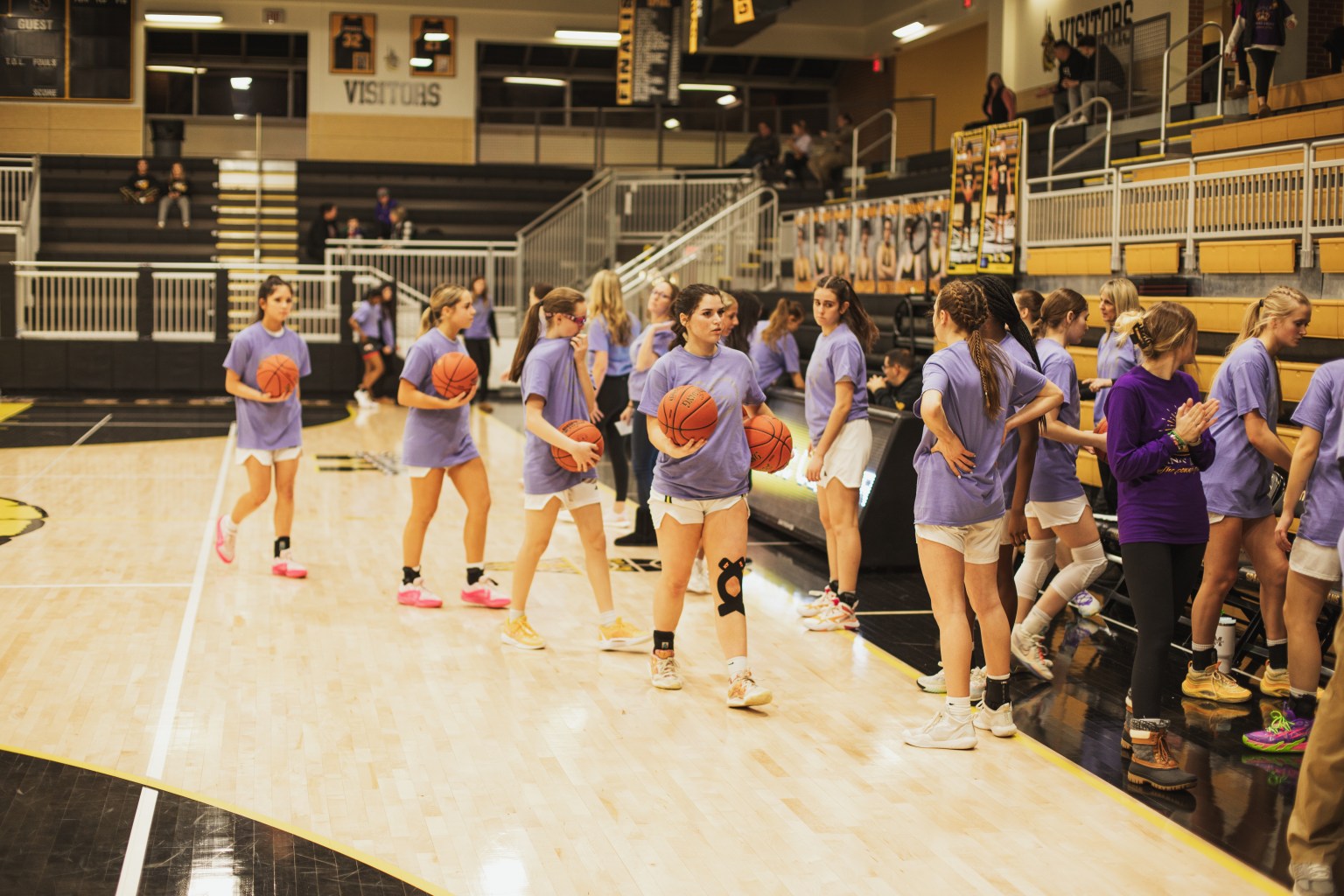 Purple Out Basketball Game at Montour High School - 2024
